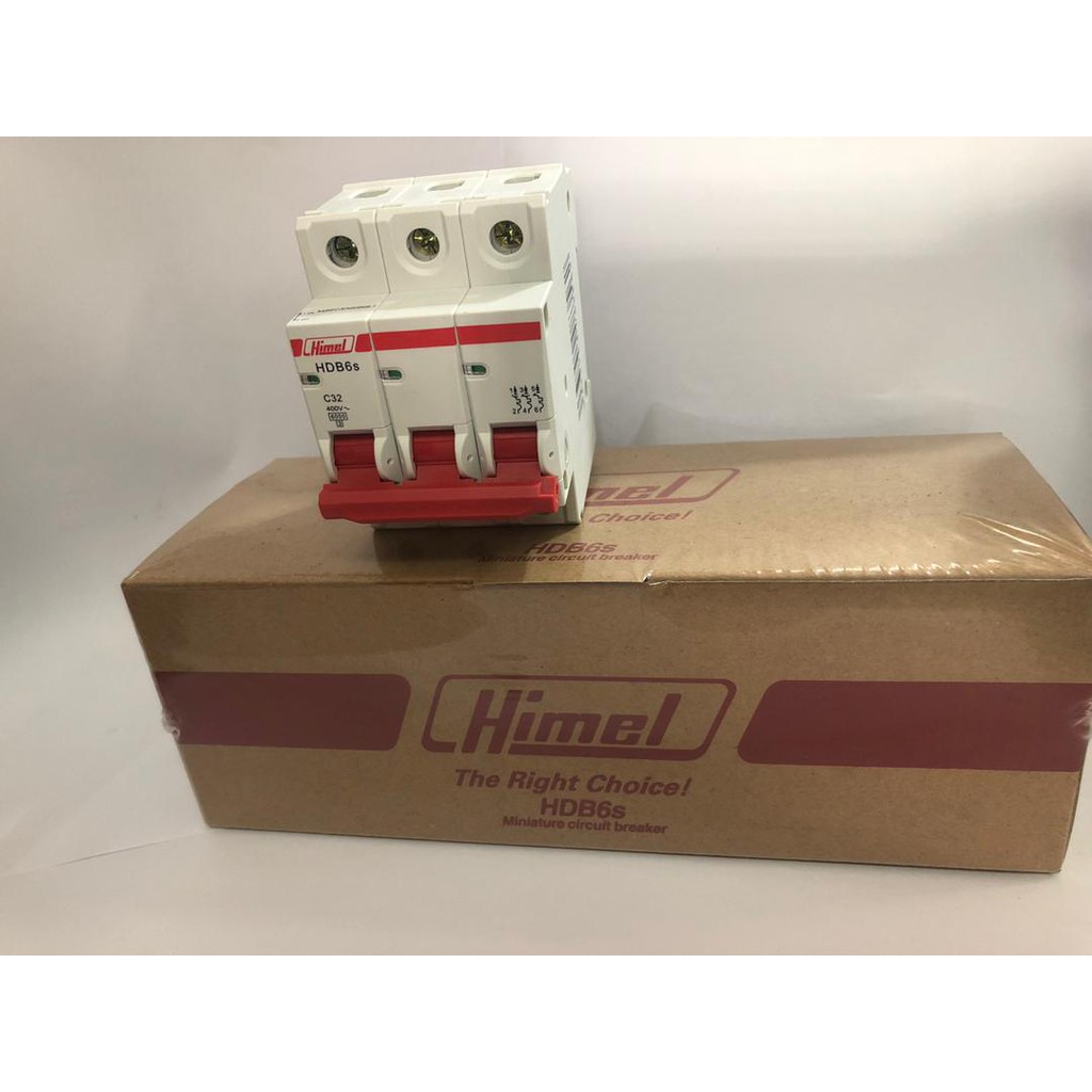 HIMEL MCB 3POLE 32A/40A/63A SIRIM APPROVED | Shopee Malaysia