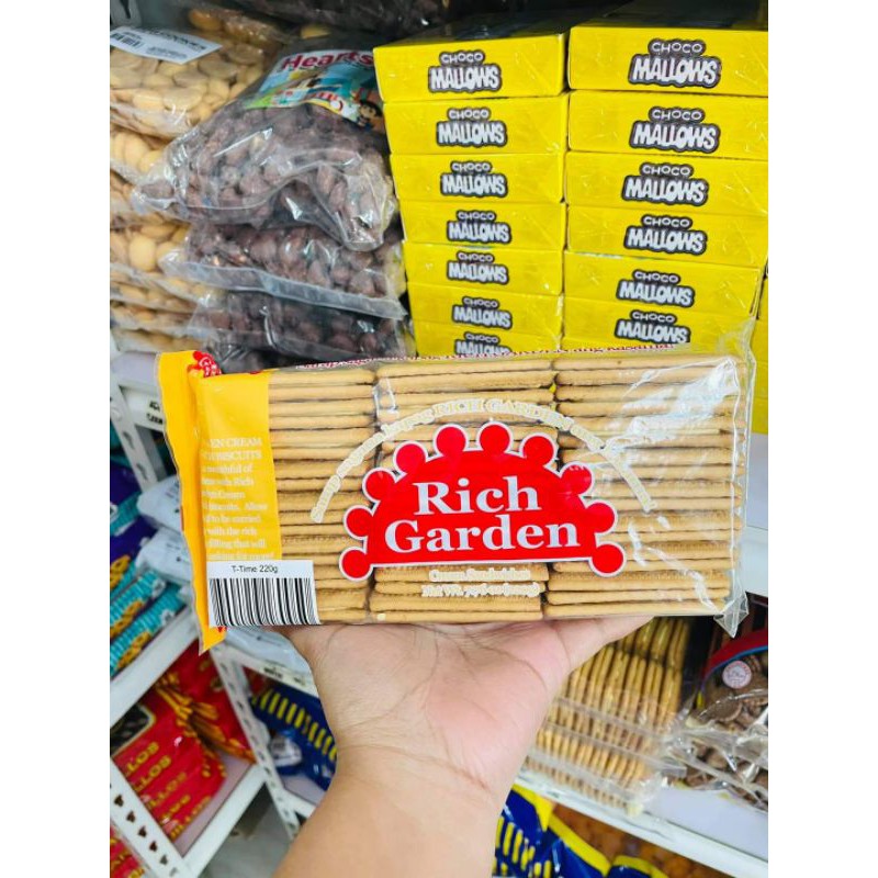 Rich Garden Biscuit Cream Sandwiches 220 grams | Shopee Malaysia