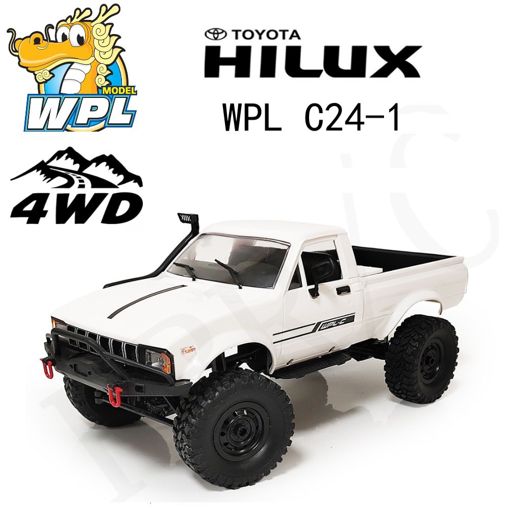 WPL C24-1 Toyota Hilux FULLY PROPORTIONAL 2.4Ghz 4WD Crawler C24 ...
