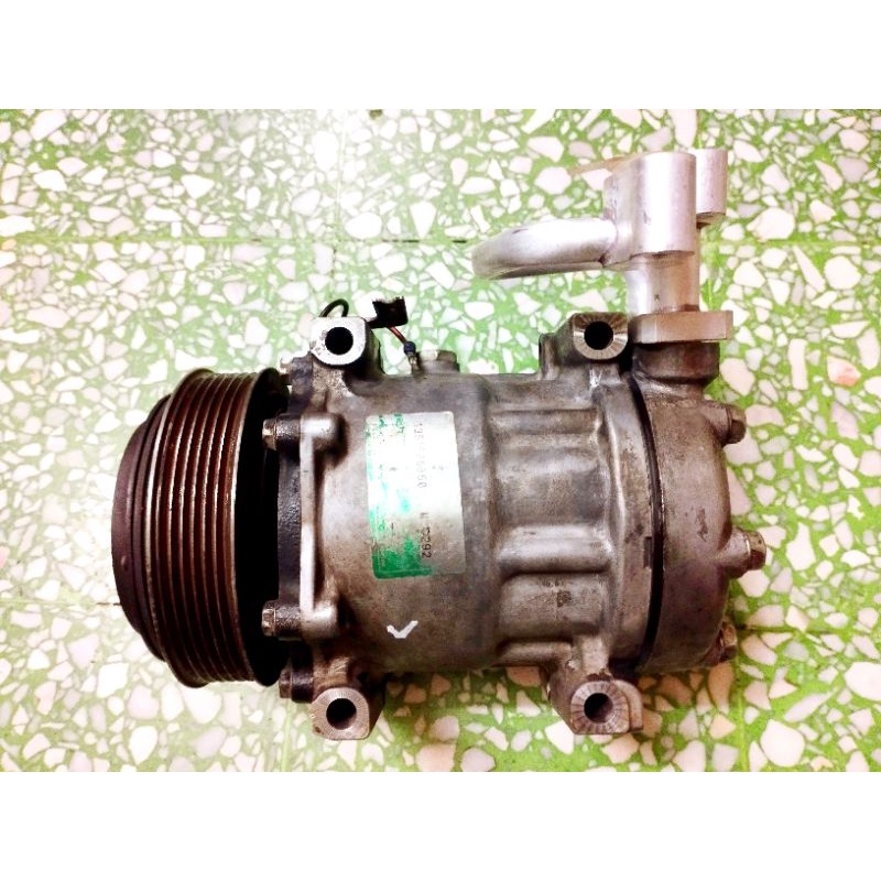 Proton exora convert sanden air cond compressor with hose adaptor (plug ...