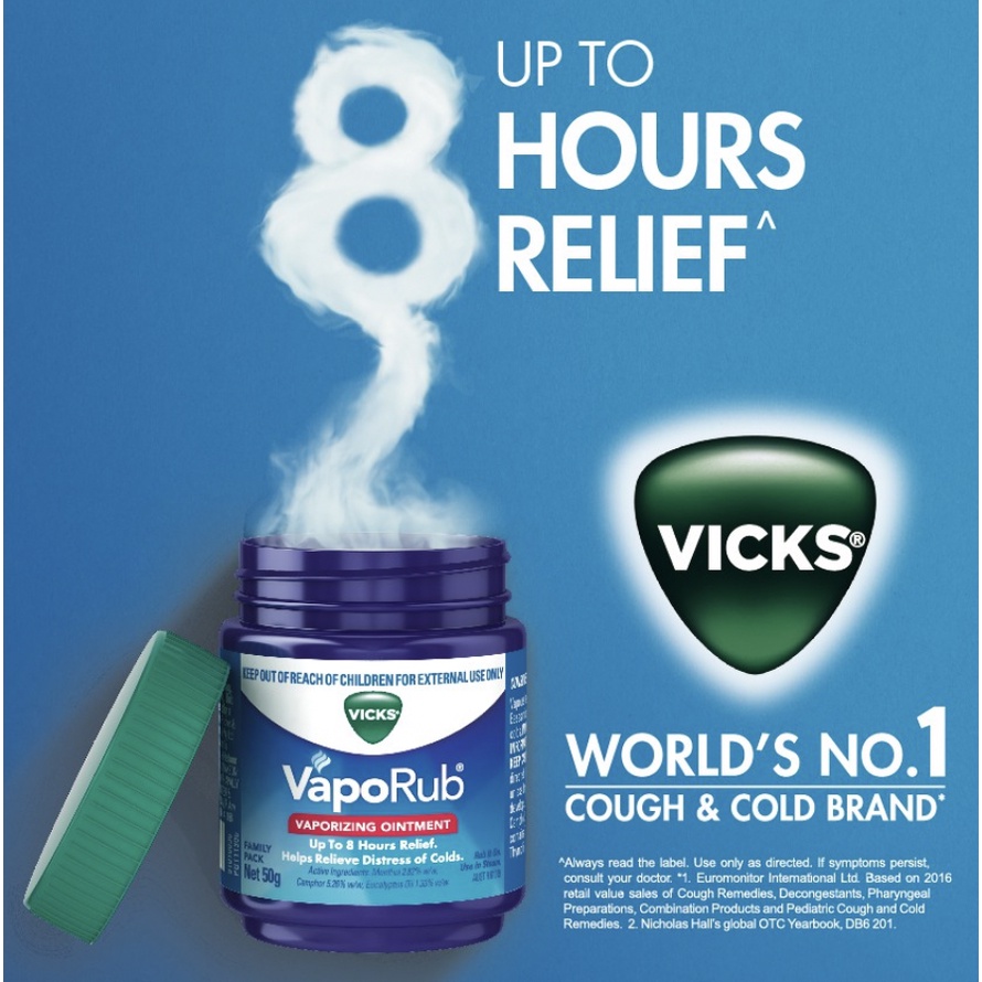 VICKS VAPORUB COLD VAPORIZING OINTMENT 25G | Shopee Malaysia