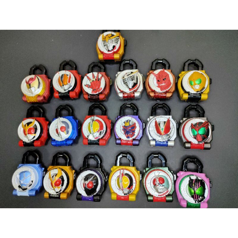 (SOLD OUT) Kamen rider decade kuuga faiz ryuki blade lock seed 19pieces ...