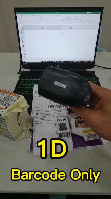 Geomaster Barcode Scanner 2D Wireless Barcode Scanner Scan QR Code ...