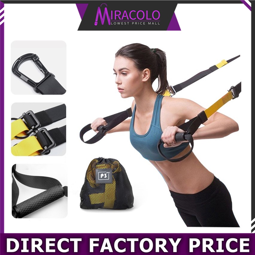 MIRA Total Resistance Exercise TRX P3 Training Pro 3 Suspension Training Kit Commercial Grade ...