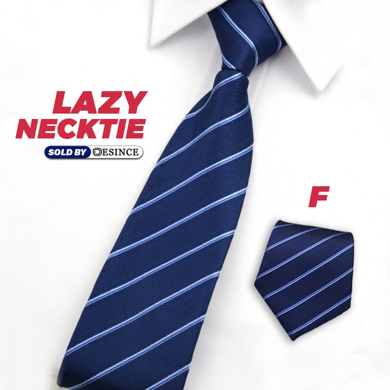 🇲🇾 DESINCE Gentlemen NeckTie 8cm Smart Business Easy No Knot Rubber ...