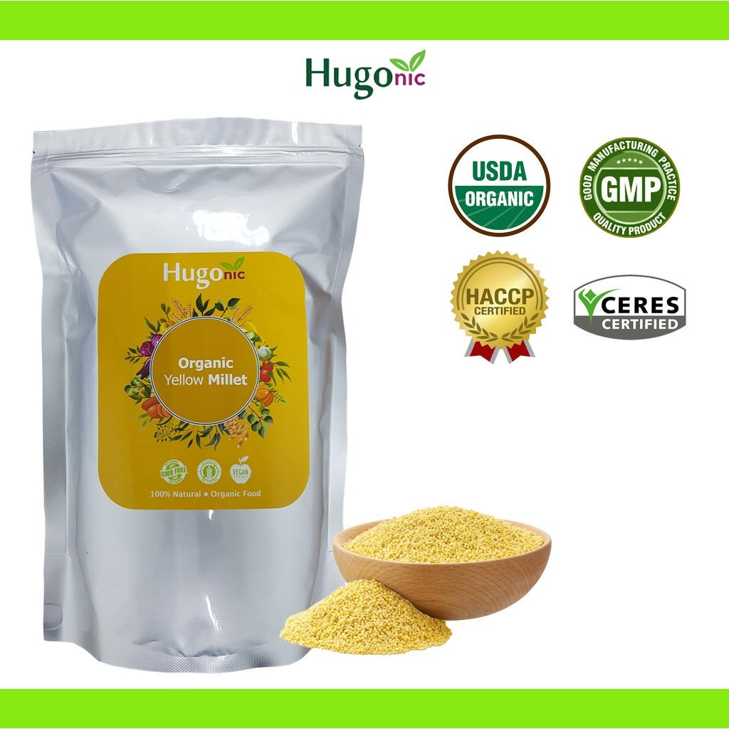 Hugonic Organik 100% Premium Beras Millet Kuning Tidak Melekit (500g ...