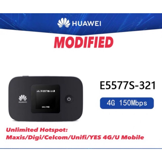 HUAWEI E5577S-321 Unlimited WiFi Connect | Shopee Malaysia