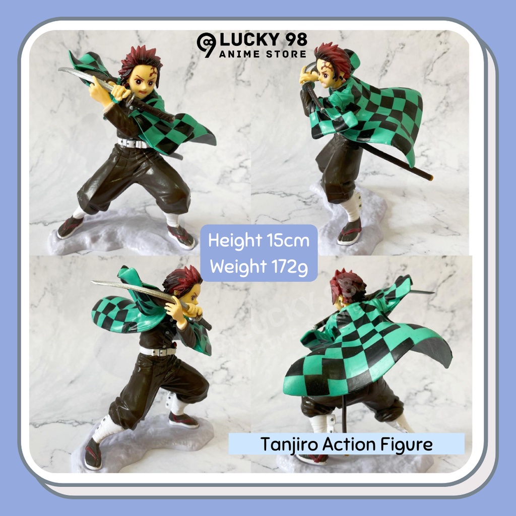 Demon Slayer Kimetsu No Yaiba Action Figure PVC Mini Figure Fighting ...