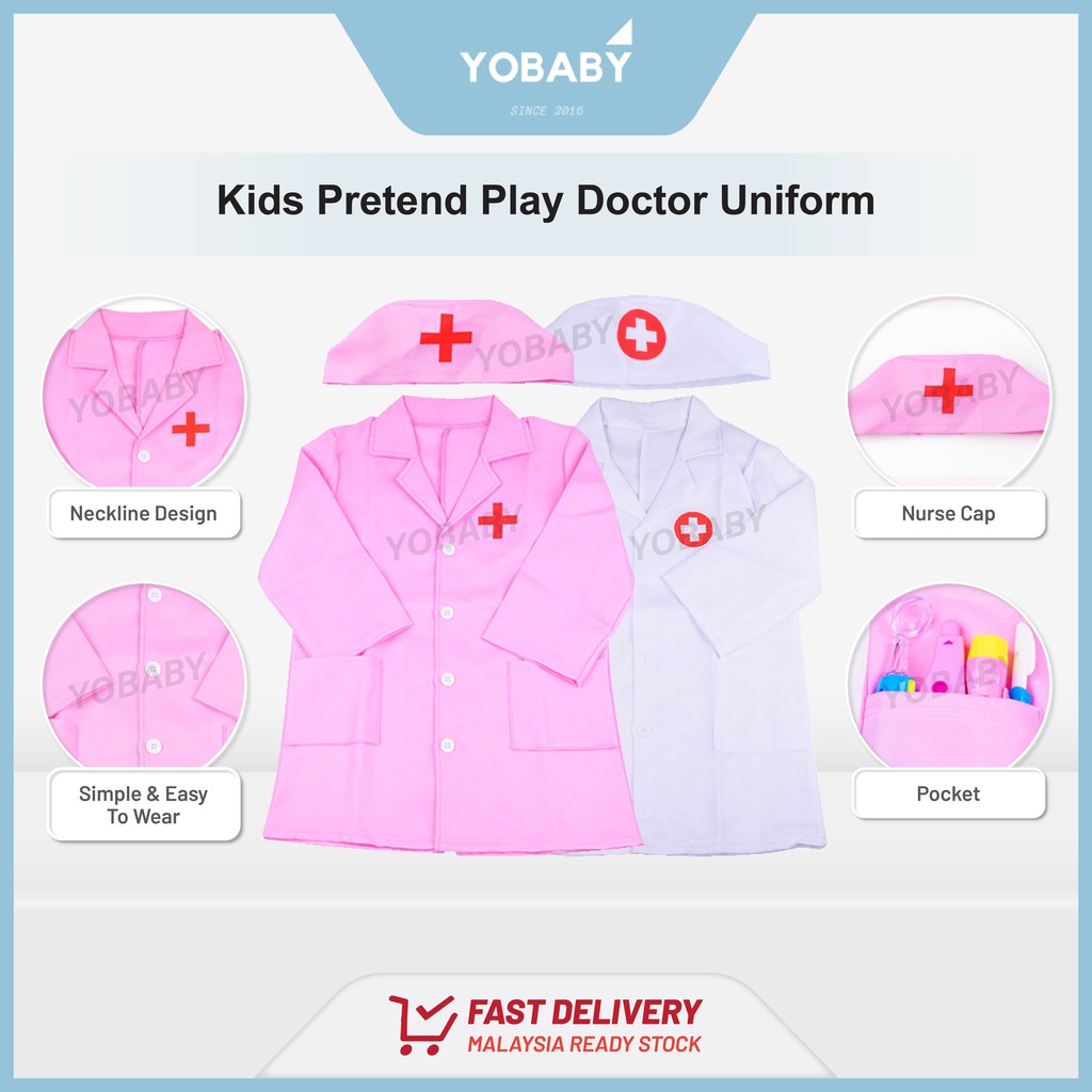 【CLEARANCE】【🔥READY STOCK!】Doctor Role Play Uniform Apparel Baju Doktor ...