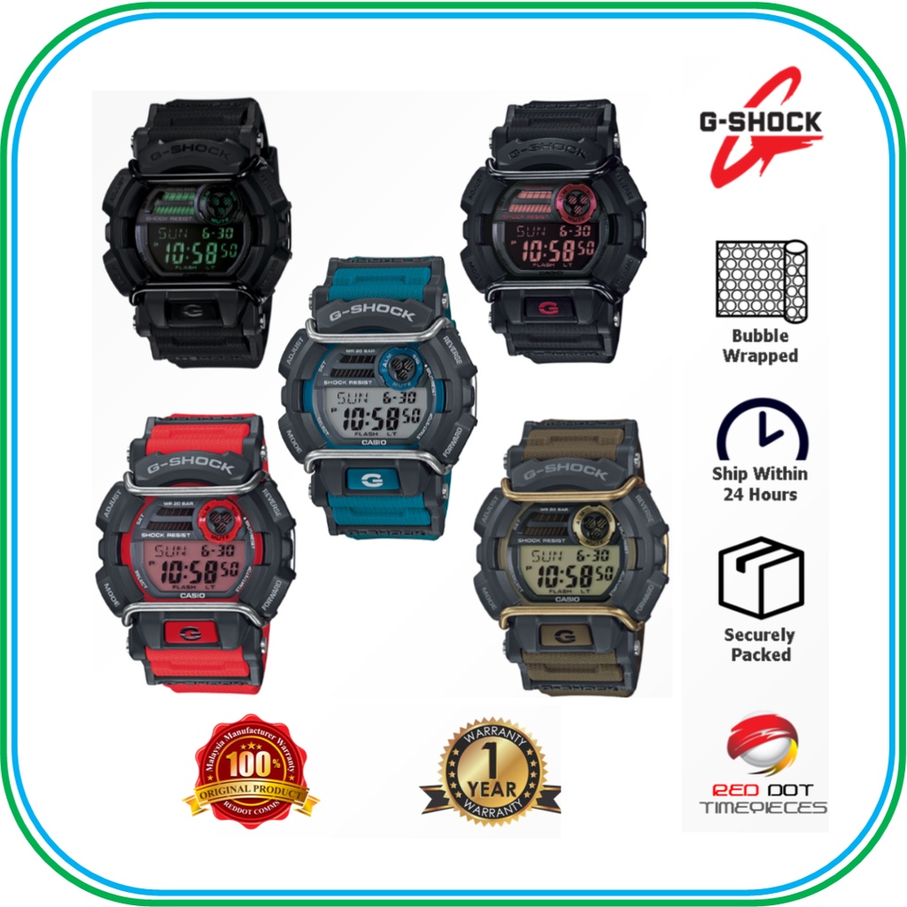 Casio G-SHOCK GD-400-1DR / GD-400MB-1DR / GD-400-2DR / GD-400-3 / GD ...