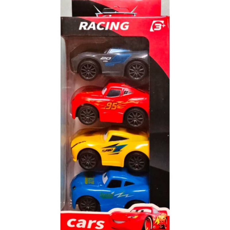 Cars 4 in 1 Racing Cars Set (Ready Stock) | Shopee Malaysia