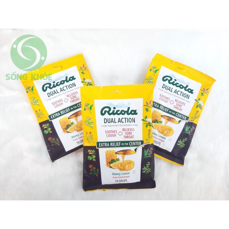 Ricola DUAL ACTION - Swiss herbal lozenges with 2 effects [Cough relief ...