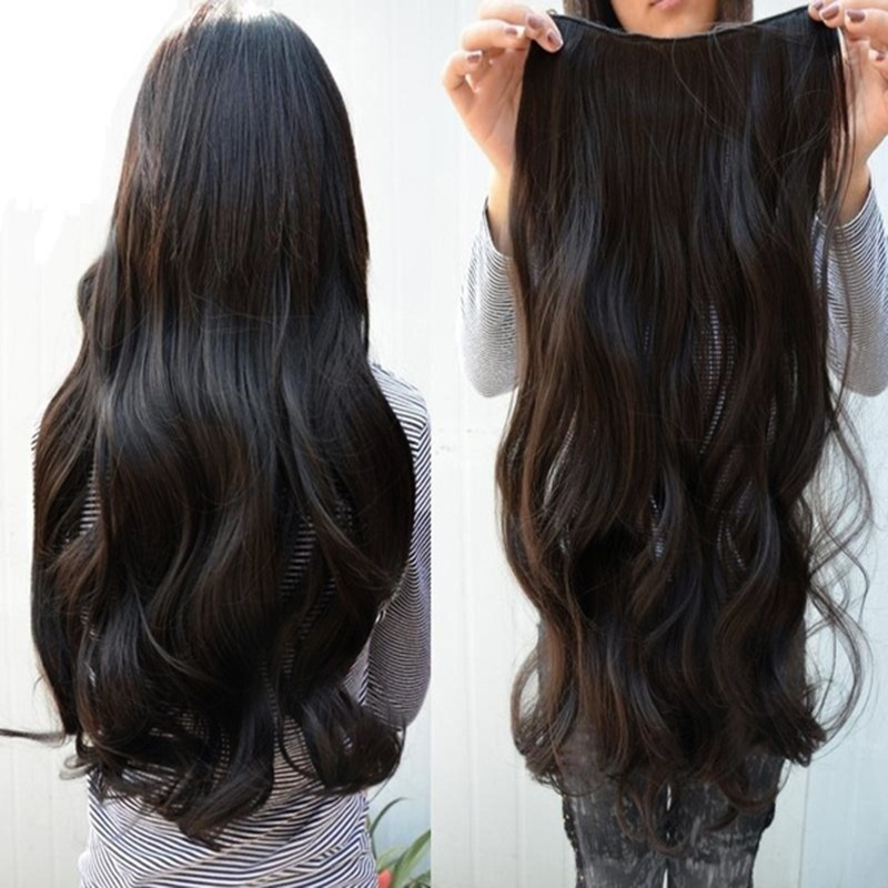 [Invincible] Fashion Big Wave Long Curly Hair Wig Piece/ Hair ...