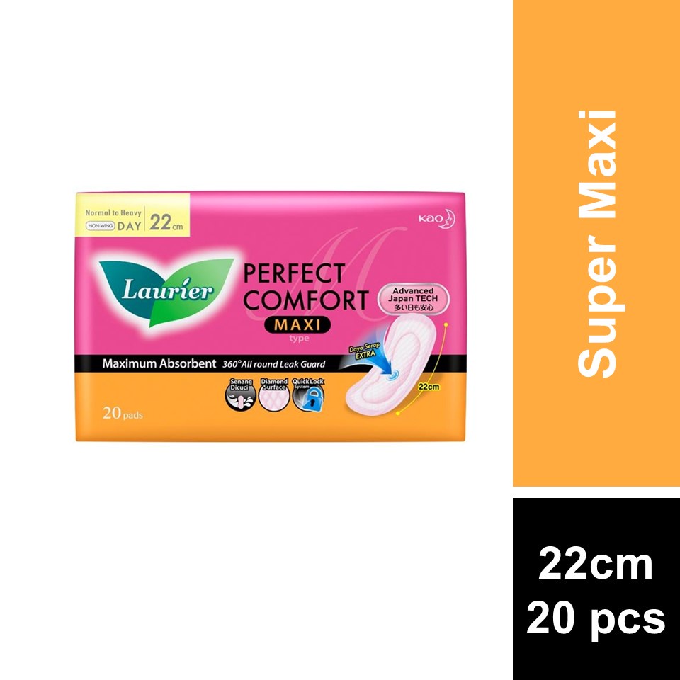 LAURIER Super Maxi (22cm x 20s) | Shopee Malaysia