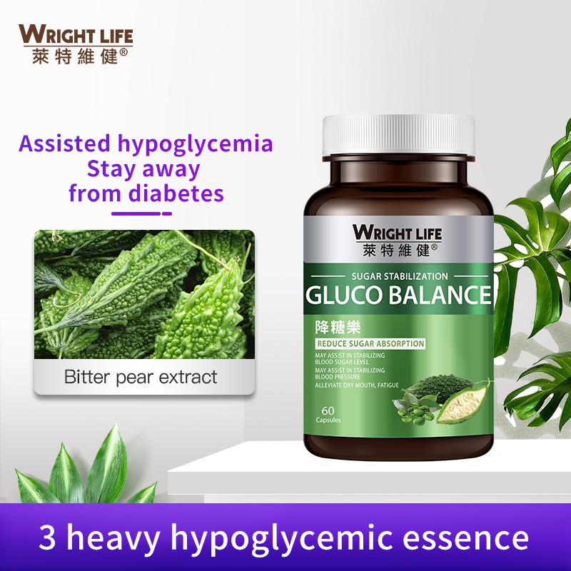 WRIGHT LIFE Bitter Gourd Melon Extract Plant-Insulin Supplement ...