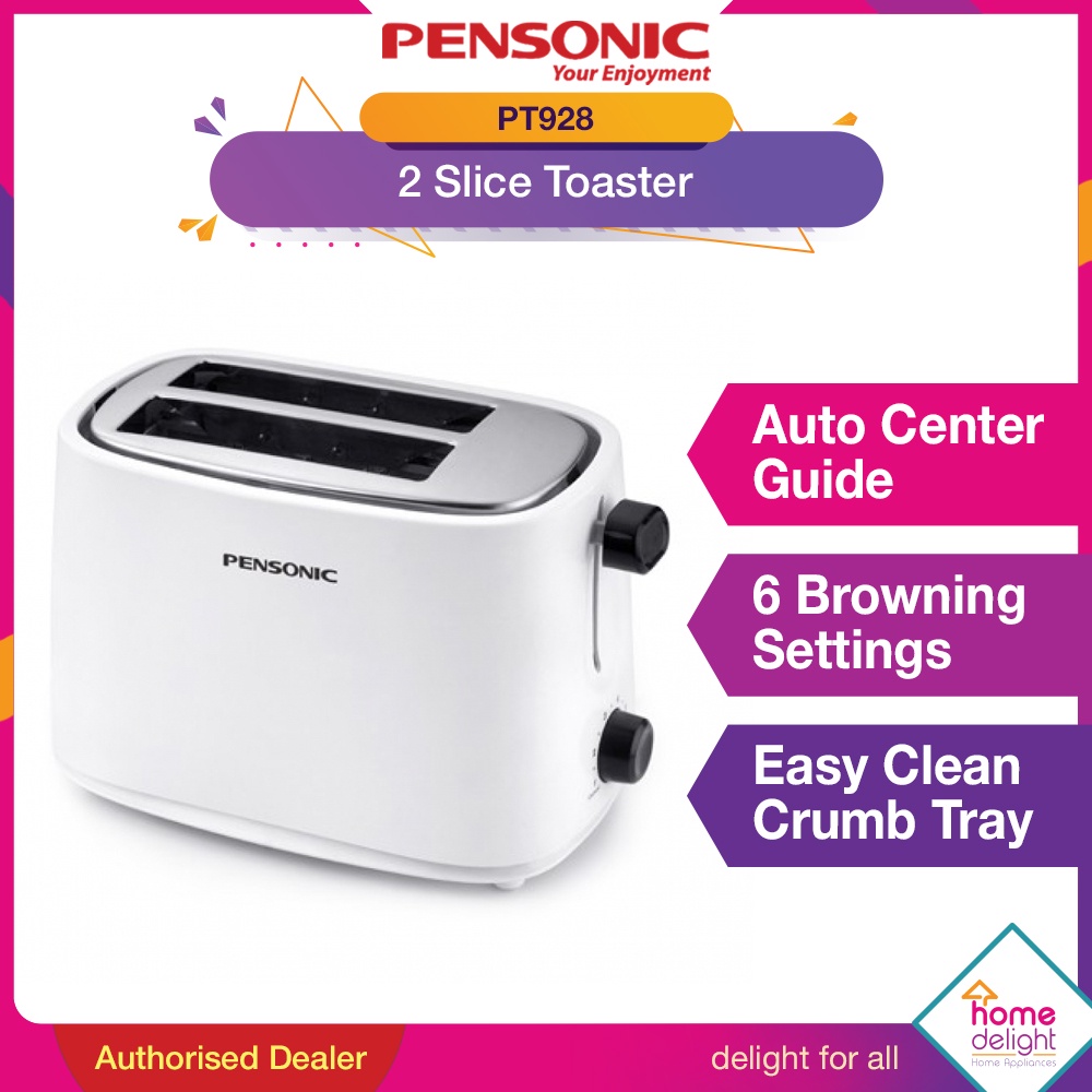 Pensonic 2-Slices Bread Toaster [ PT-928 / PT928 ] | Shopee Malaysia