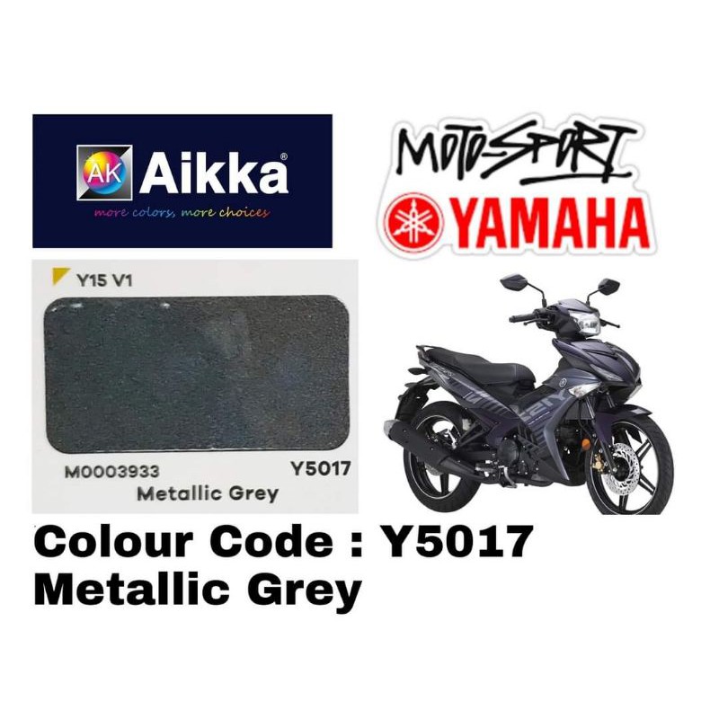Yamaha Y15 V1 Y5017 Metallic Grey Aikka | Shopee Malaysia