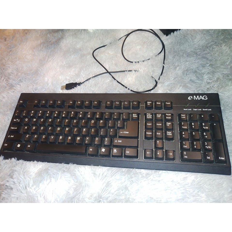 Emag Computer Laptop Notebook Lifebook USB Keyboard Black | Shopee Malaysia