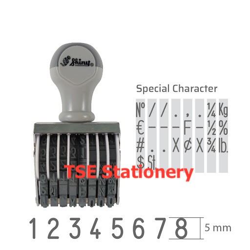 Shiny 8 Band Number Stamp / 8 Digits Numbering Chop N58 N48 N38 N28 N18 ...