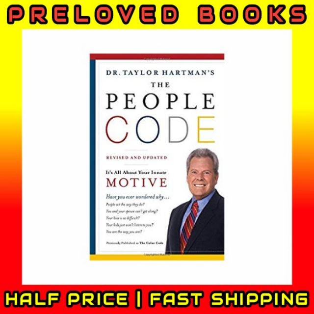 PRELOVED USED ENGLISH BOOKS THE PEOPLE CODE DR TAYLOR HARTMAN ...
