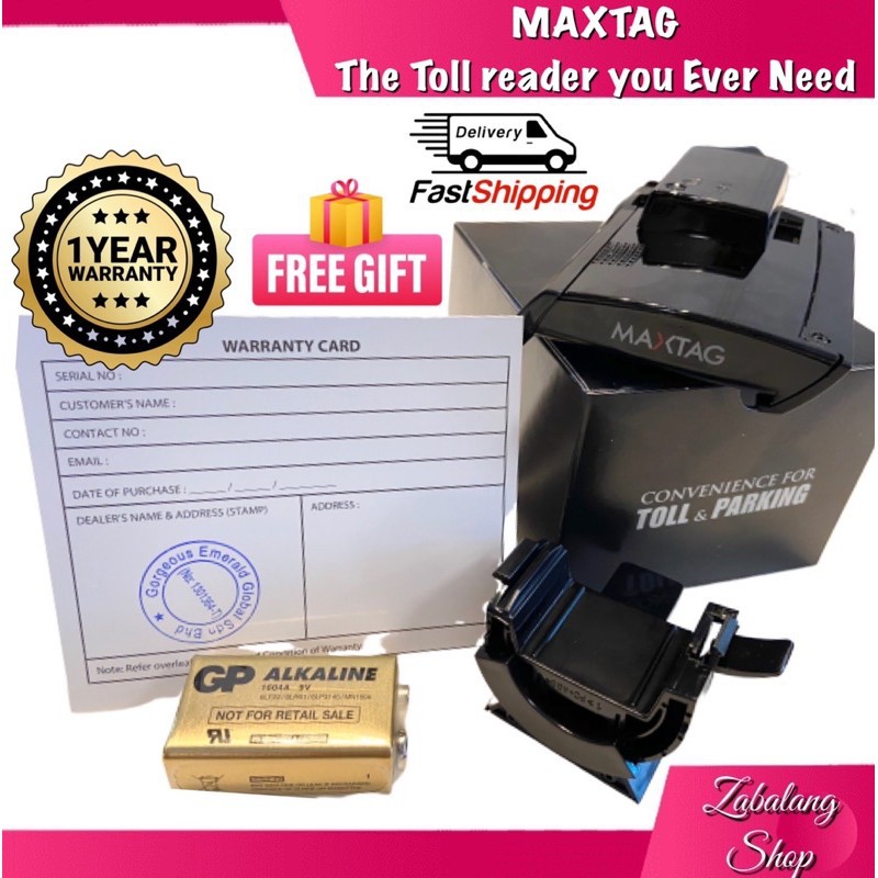 ZBS Original Smart max tag Touch n Go - Toll (1 year Warranty) 🎁Free ...