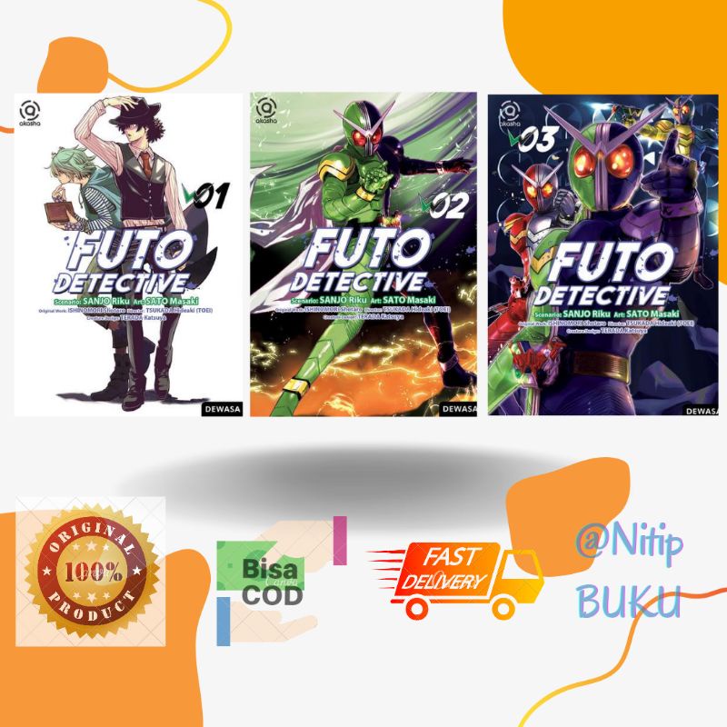 Ready! Manga Futo Detective 1-3 (English) | Shopee Malaysia