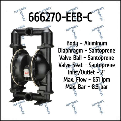 ARO Pro Series Air Operated Double Diaphragm Pump (AODD Pump) 666270 ...