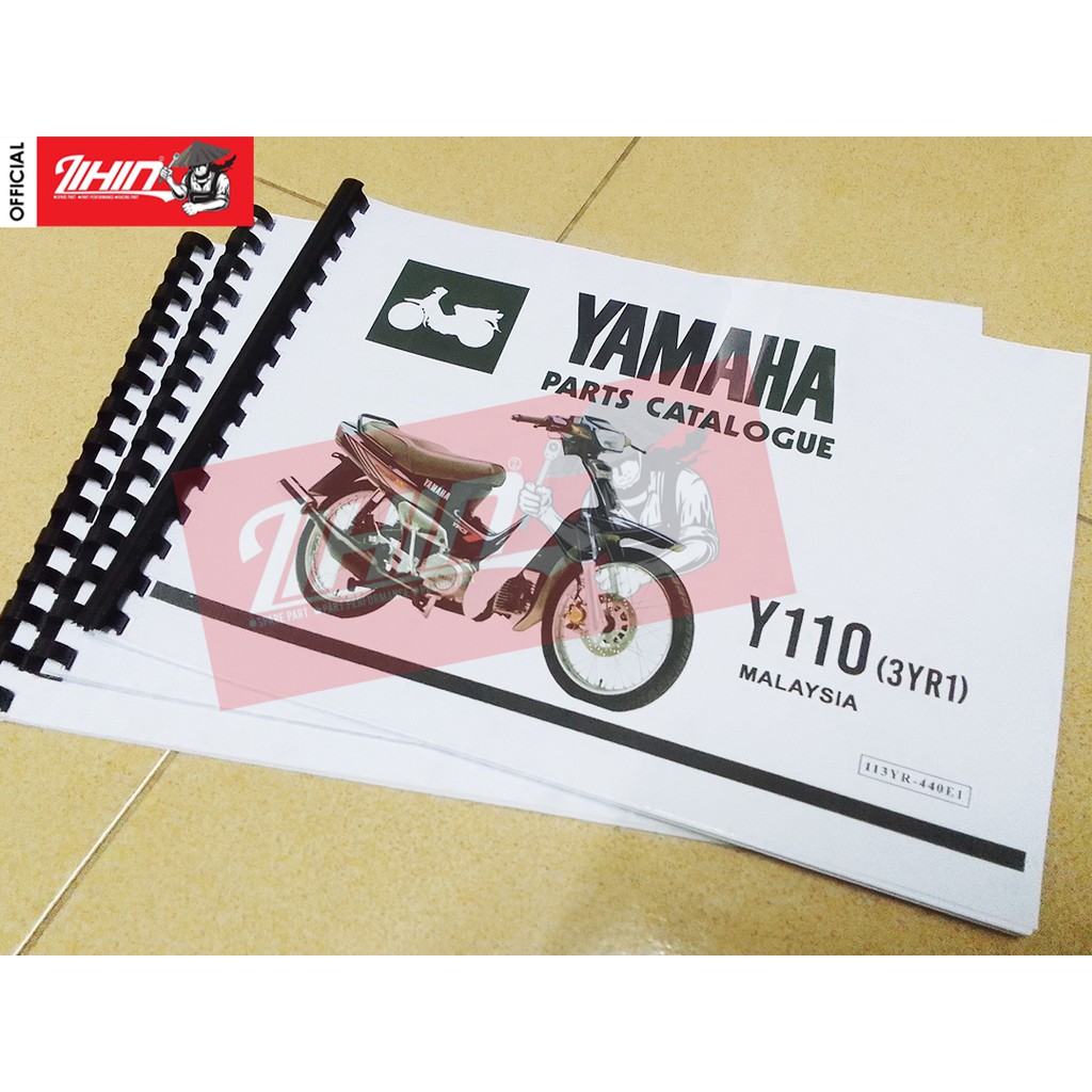 Yamaha SS Y110 (3YR1) First Model Part Catalogue | Shopee Malaysia