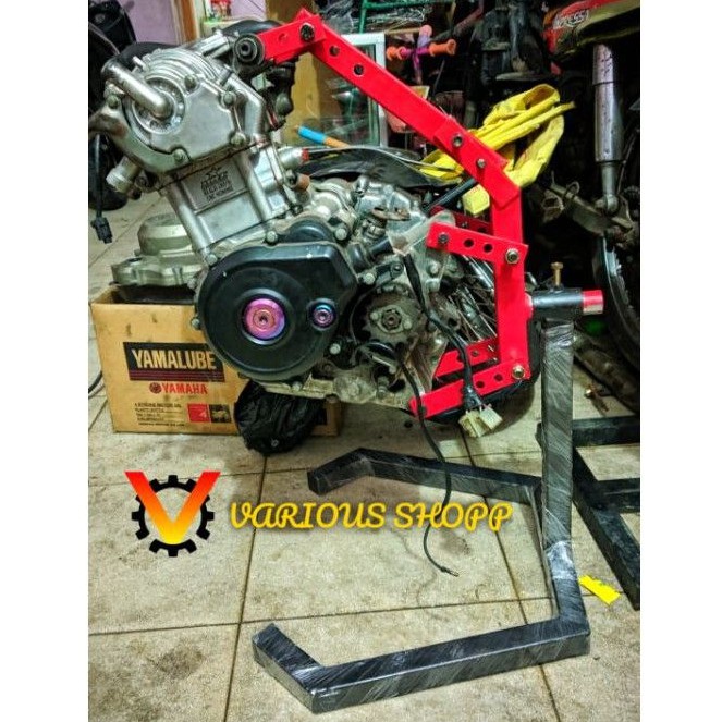 MESIN Universal Motorcycle Engine Mount Tool Engine Stand Engine block ...