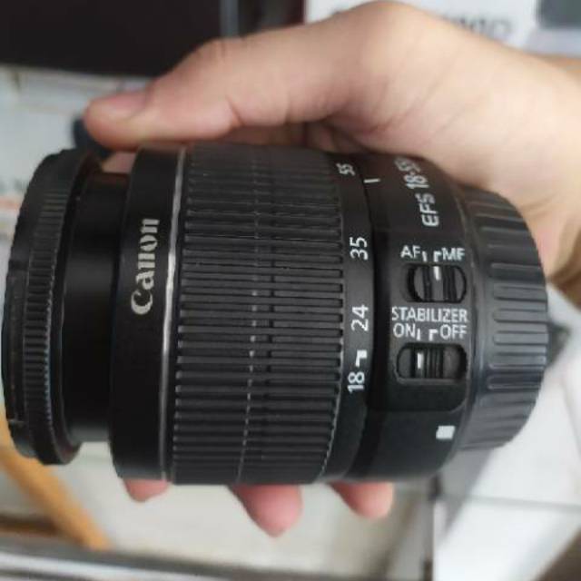 Canon 18-55mm Kit Lens is I is 2 is image stabilizer Like New | Shopee ...