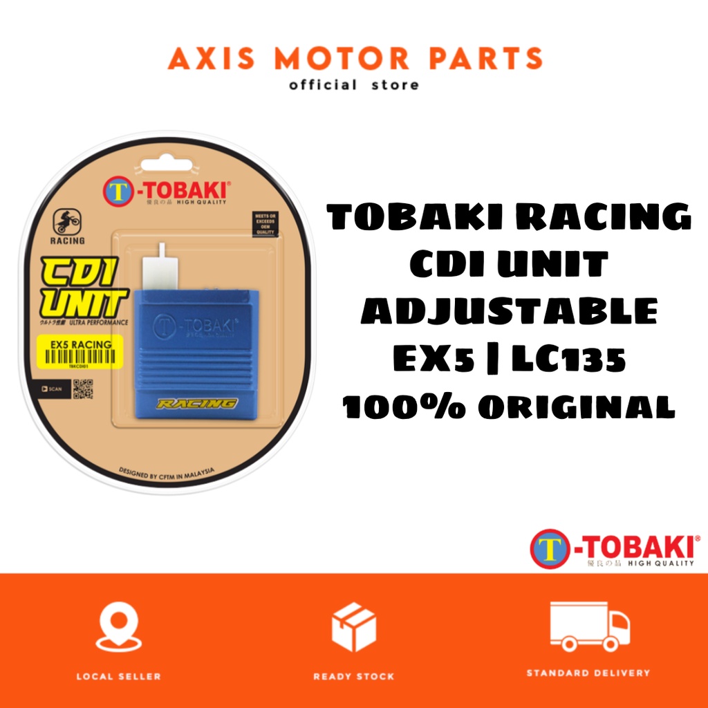 TOBAKI RACING CDI UNIT ADJUSTABLE EX5 | LC135 100% ORIGINAL | Shopee ...