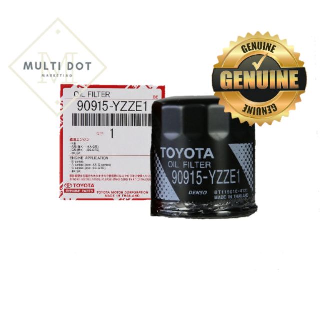 Toyota Oil Filter 90915-YZZE1 90915-YZZN2 90915-TA001 | Shopee Malaysia