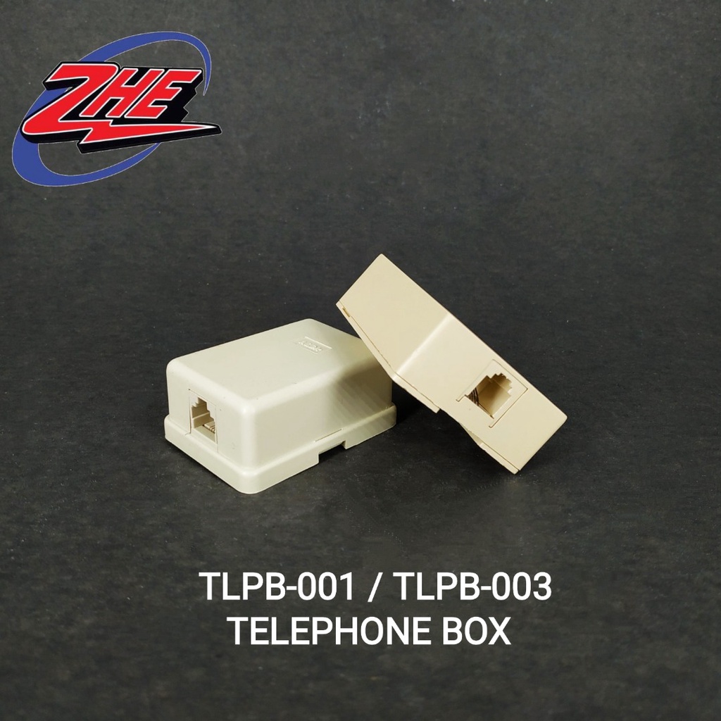 RJ11 6P 4C 2C Telephone Surface Box Single Female Socket For Fax/ Modem ...