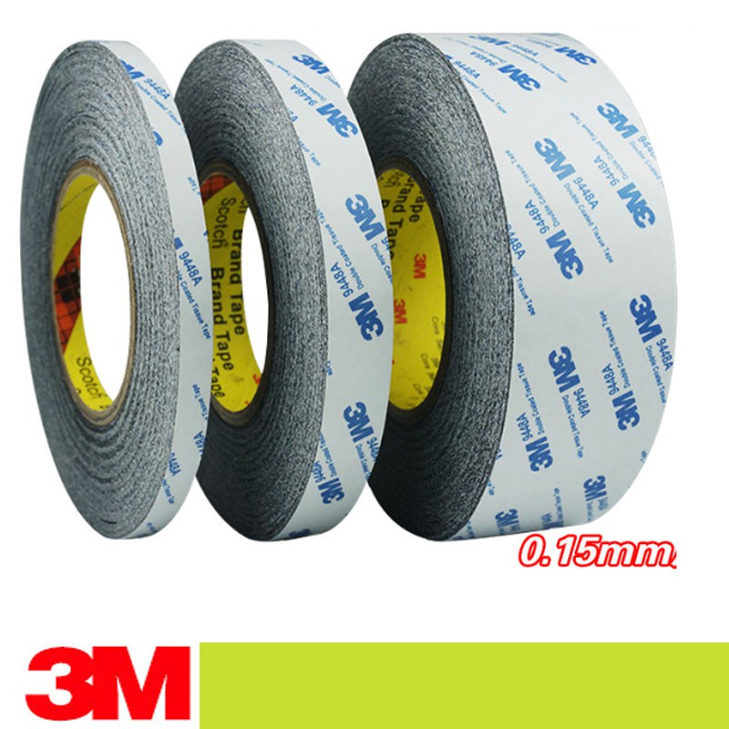 3M 9448AB Double Sided Tape Adhesive Tape Black Double-sided Adhesive ...