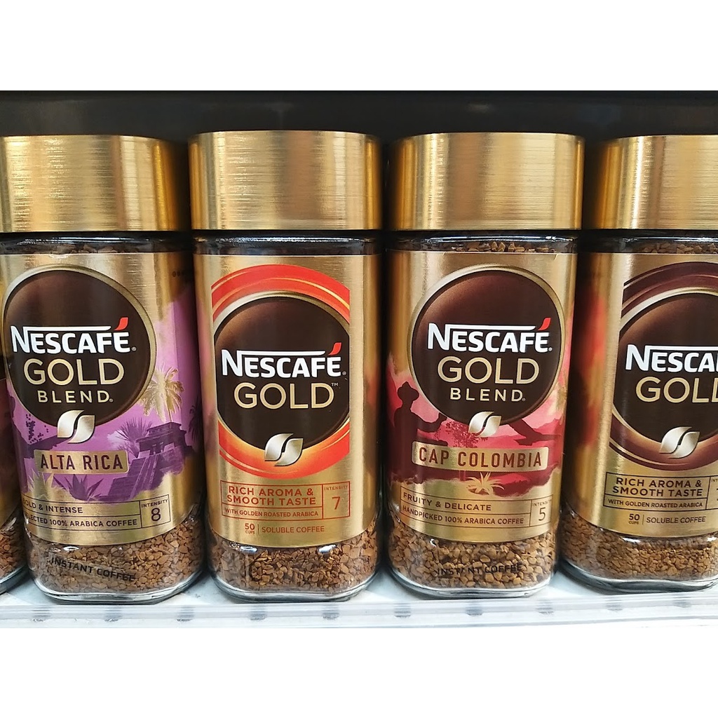 Nescafe Signature Gold Instant Coffee, Gold Blend Alta Rica Decaf (100g ...