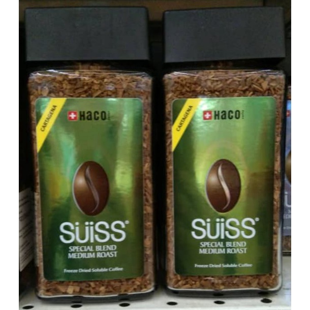 HACO SUISS FREEZE DRIED COFFEE 100G - EXPRESSO DARK ROAST / BEST FUSION ...