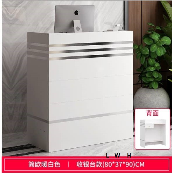 Cashier Counter Table Commercial Reception Wooden Desk Office ...