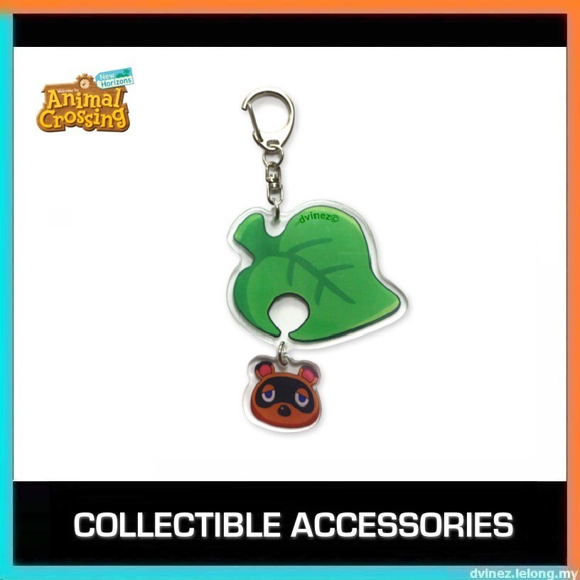 Animal Crossing New Horizon Tanuki Raccoon Tom Nook Design Keychain ...