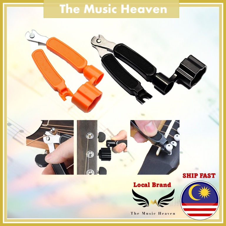 3-IN-1 Guitar String Winder And Cutter, Multifunctional Guitar String ...