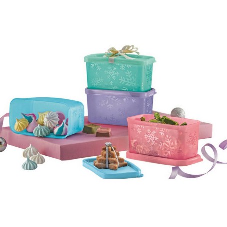 Tupperware Precious Snowflakes Gift Set 200ml | Shopee Malaysia