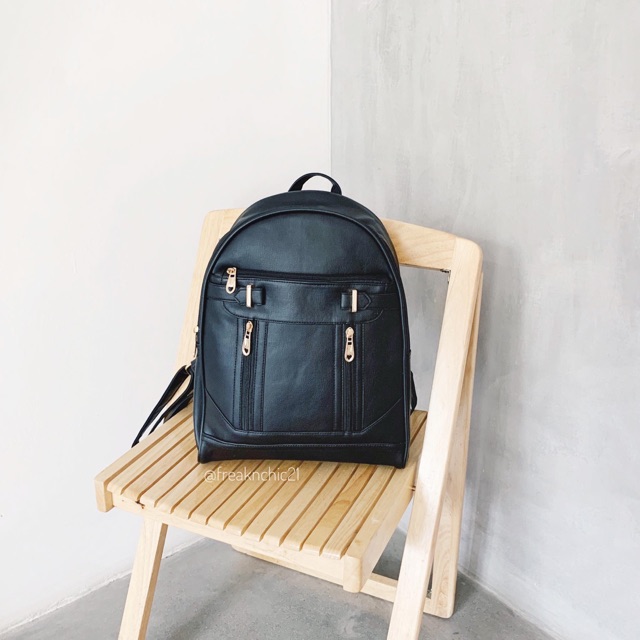 Box-shaped BACKPACK WITH MANY COMPARTMENTS | Shopee Malaysia