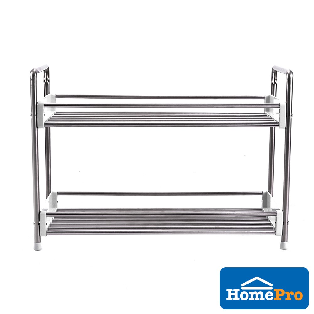 HOMEPRO KECH KITCHEN RACK 2 TIER STAINLESS STEEL HBS-02W W40xD16xH28.1 ...