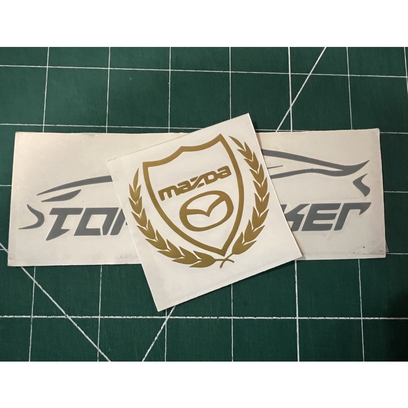 MAZDA LOGO CAR PLATE SIDE CAR STICKERS | Shopee Malaysia