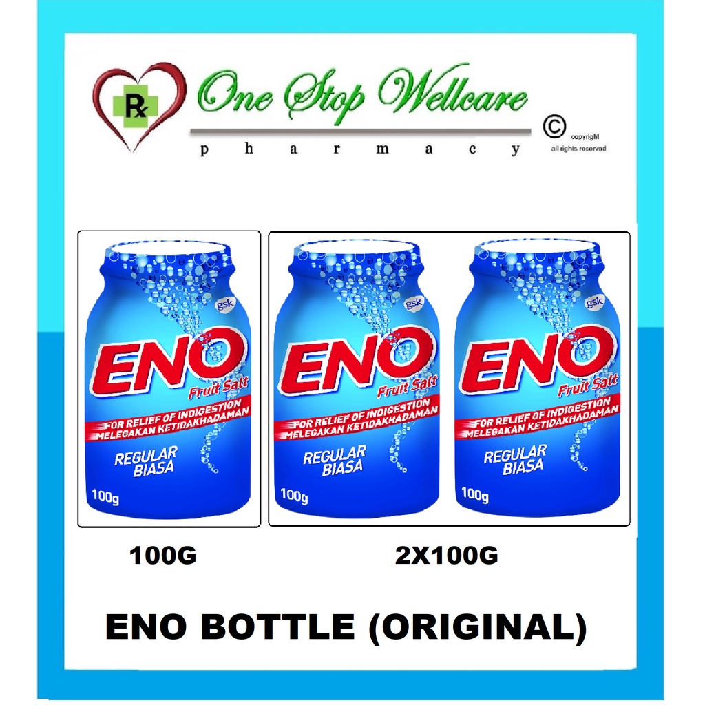 ENO BOTTLE (ORIGINAL) 100G/ 2X100G (EXP:10/2025) | Shopee Malaysia