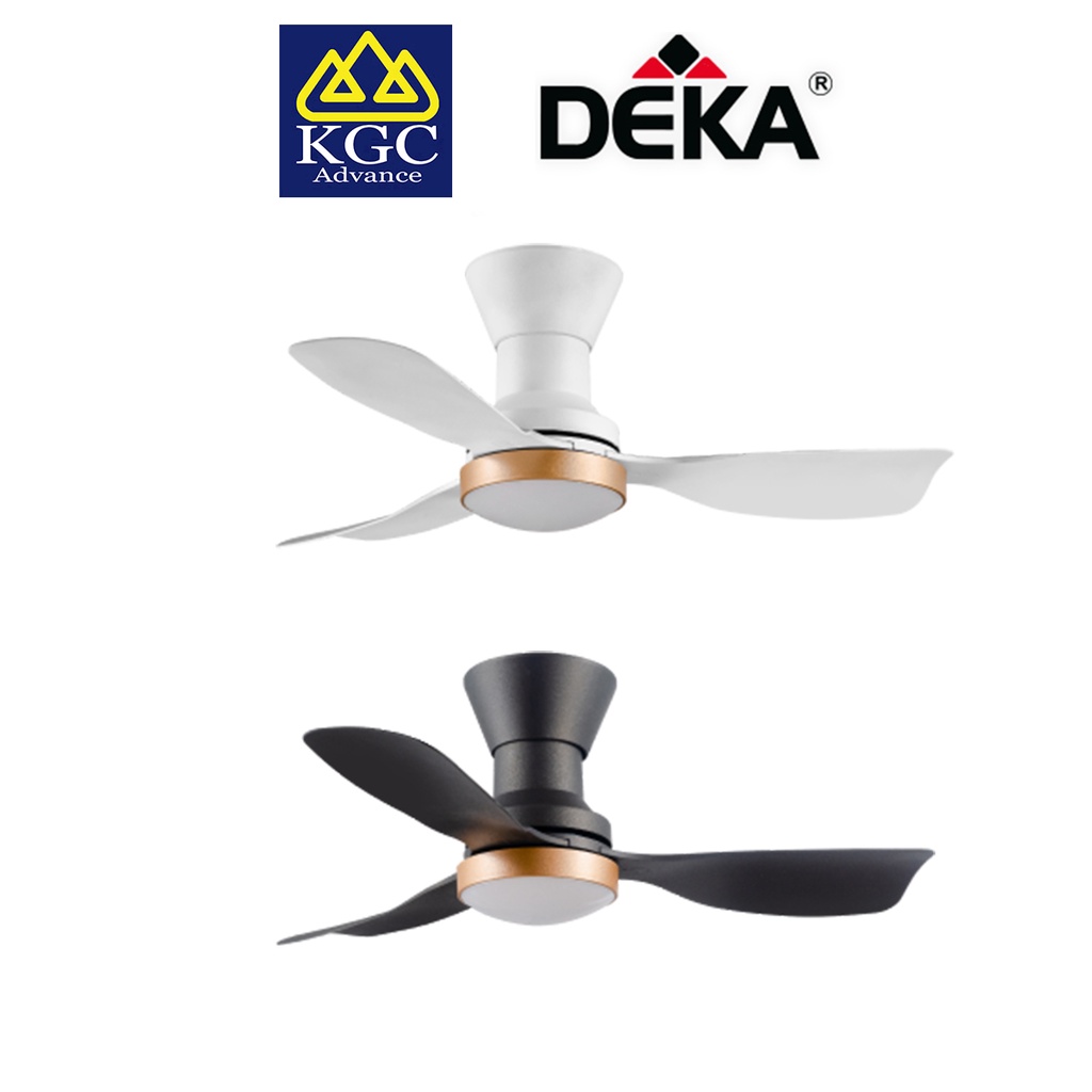 Deka 34" Ceiling Fan CONCEPT MINI LED LIGHT with Remote Control ...