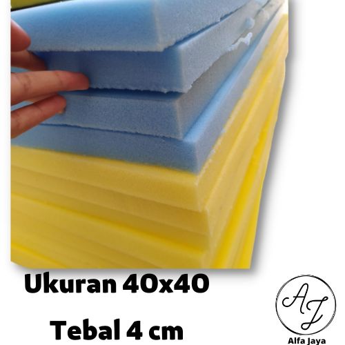 Foam Size 40x40x4cm | Sofa Chair Seat Foam | Lesehan Pad Foam 40x40x4cm ...