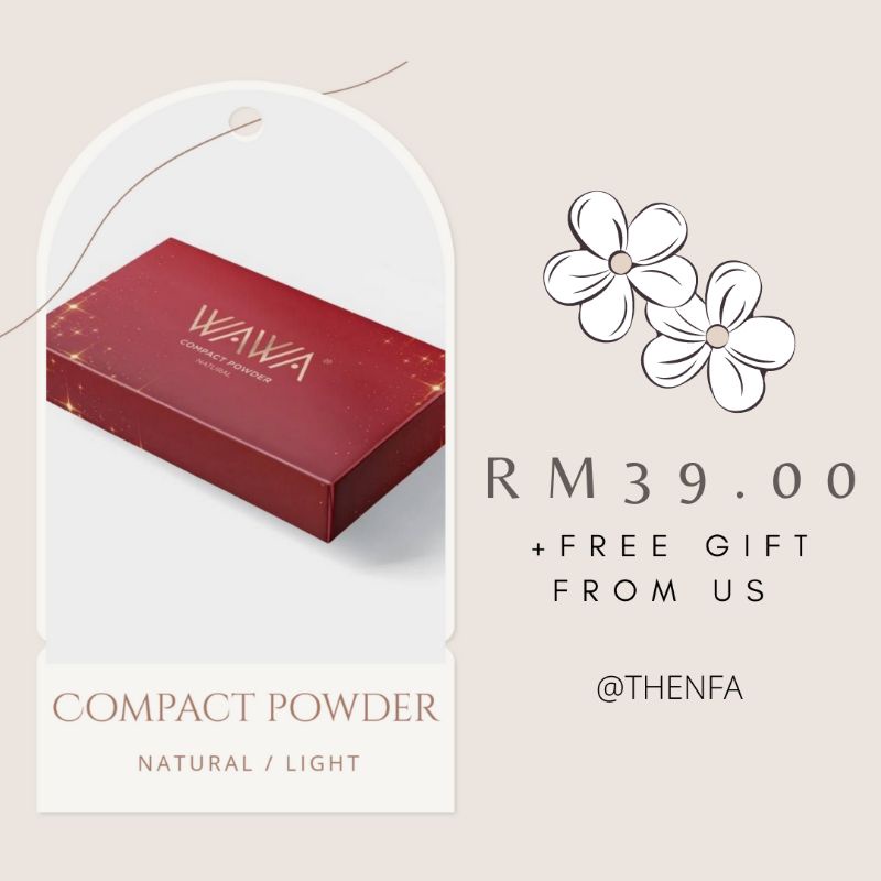 WAWA COMPACT POWDER BY WAWA ZAINAL | Shopee Malaysia