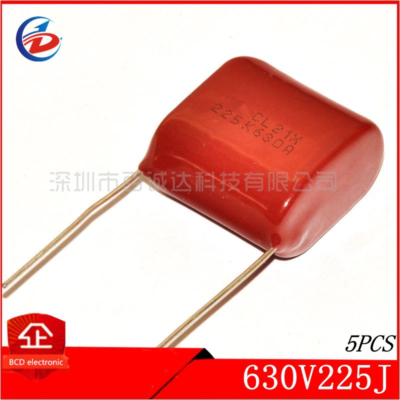 5PCS CBB22 capacitor 630V 225J 2.2UF P25 225J630V | Shopee Malaysia