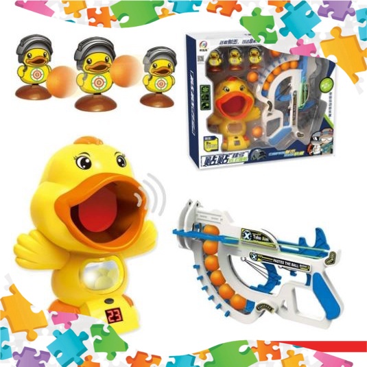 Sticky Ball Bow Launch Blaster Archer Toy Launcher Goalpost Aim Target ...