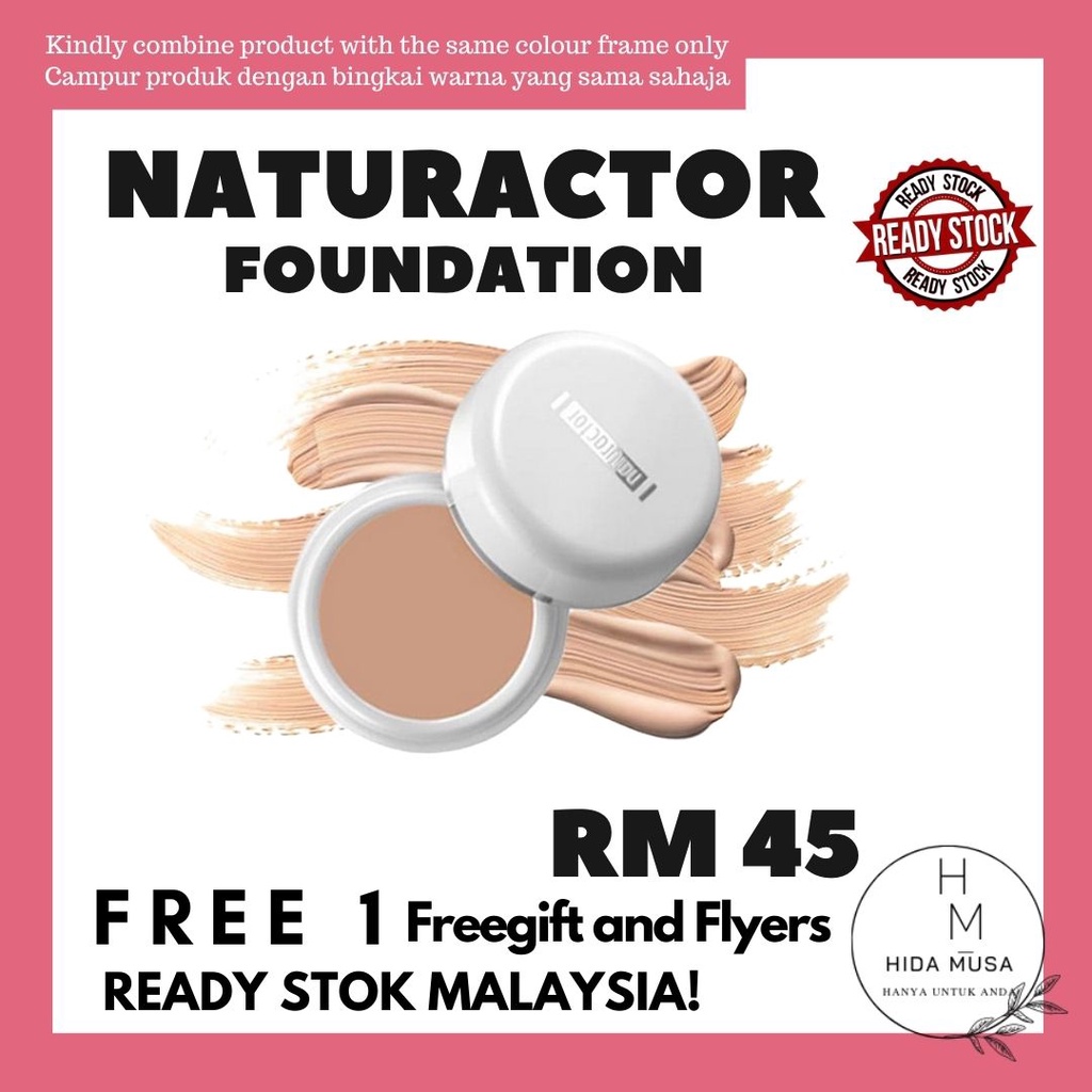 ORIGINAL Naturactor Foundation Kod 130, 140, 141, 151, 171 made in ...